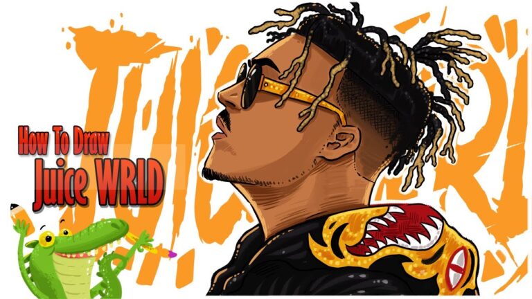 How To Draw Juice WRLD - MyHobbyClass.com - Learn Drawing, Painting and ...